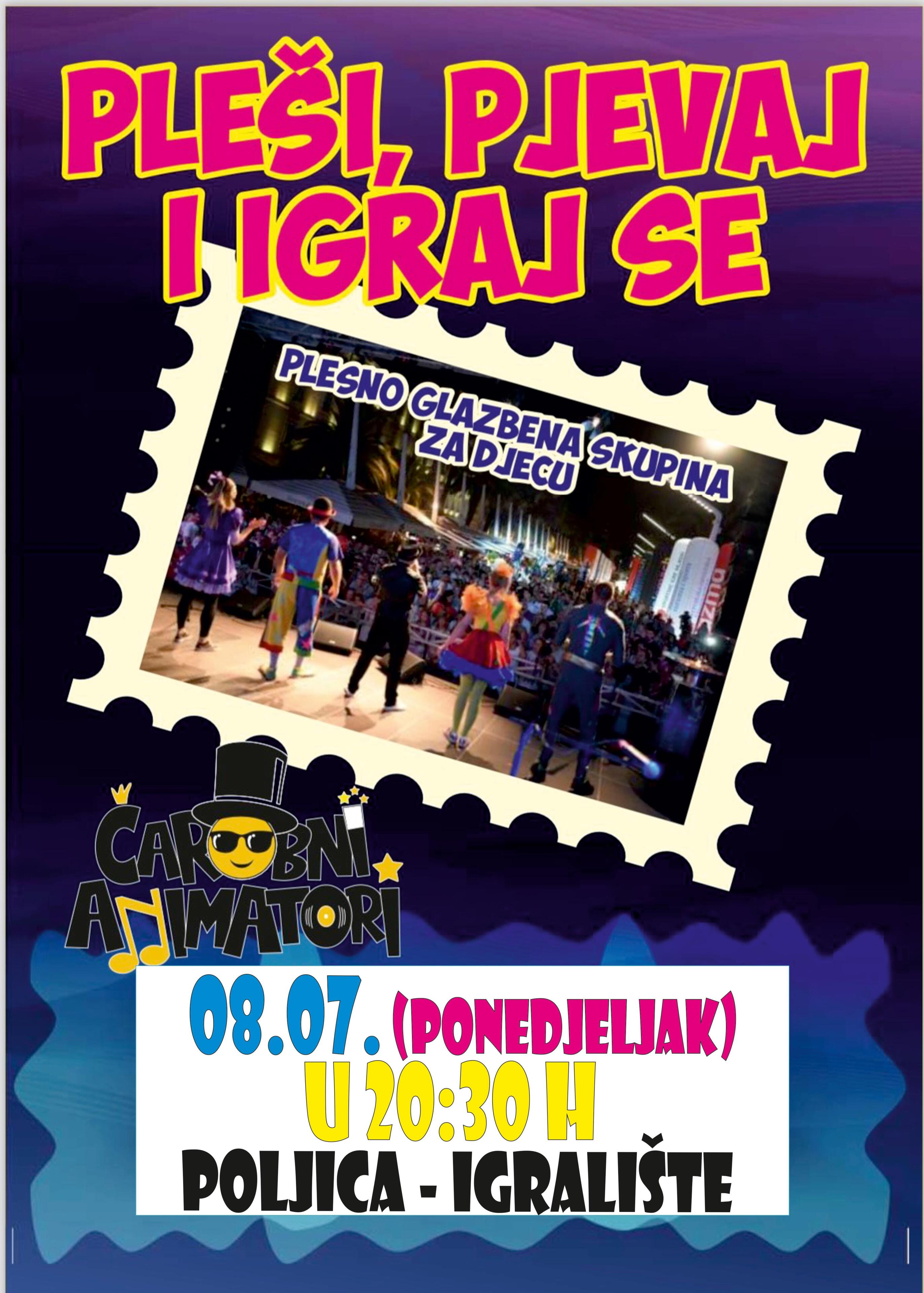 "PLEŠI, PJEVAJ I IGRAJ SE" KIDS PARTY SHOW - Events | Visit Marina